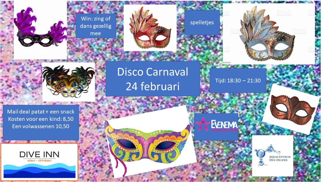 Carnaval disco - Nieuws - Aquacentrum Den Helder